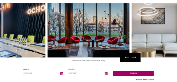Easily scannable using icons to highlight amenities and services